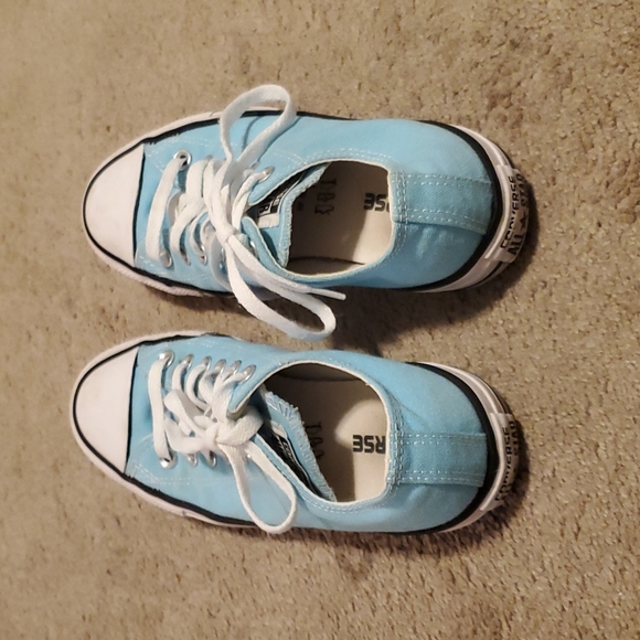Converse | Shoes | Sky Blue Converse Shoes Womens Size 8 | Poshmark